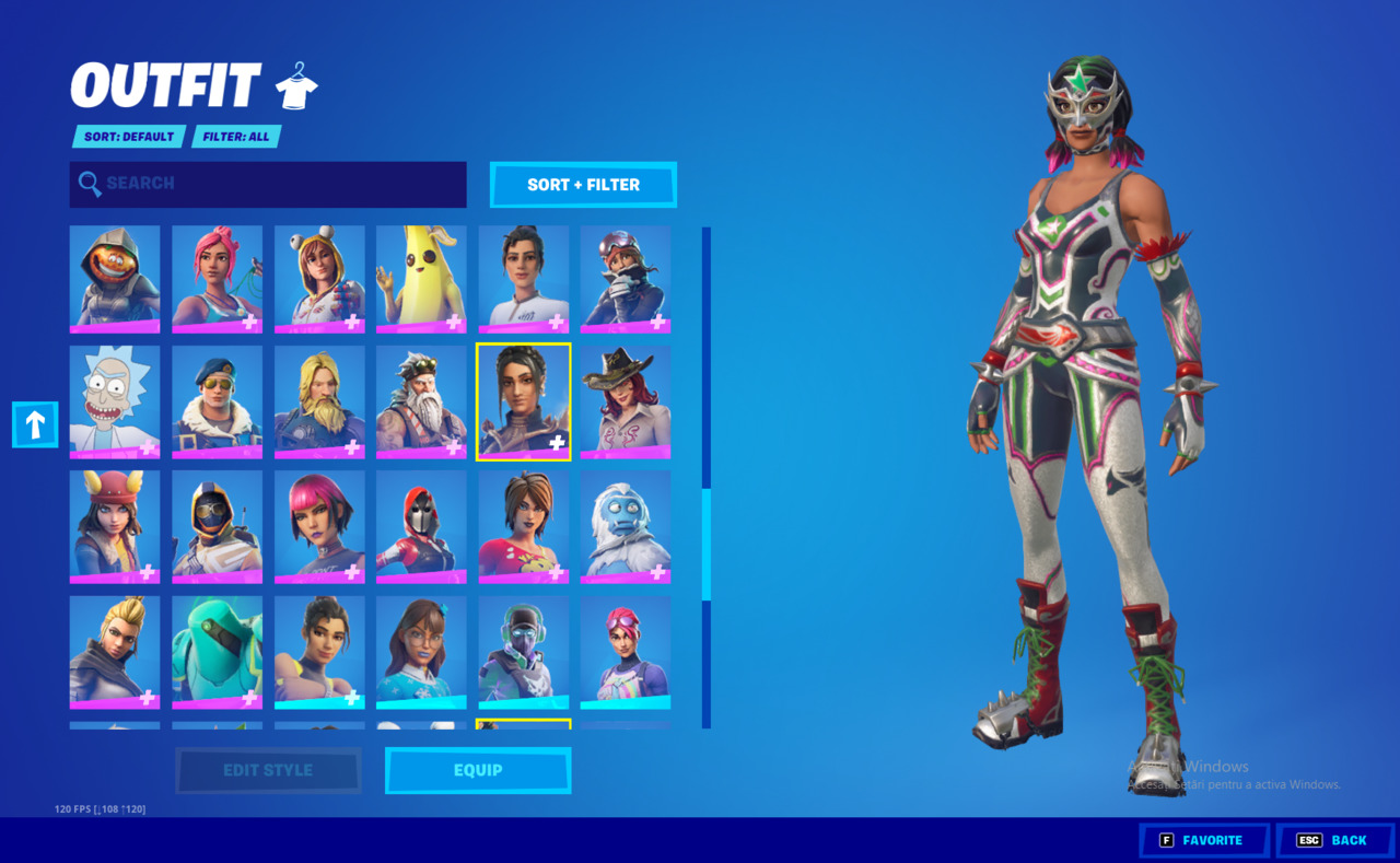 Vand cont de fortnite full acces 128 skins + 1800 vbucks