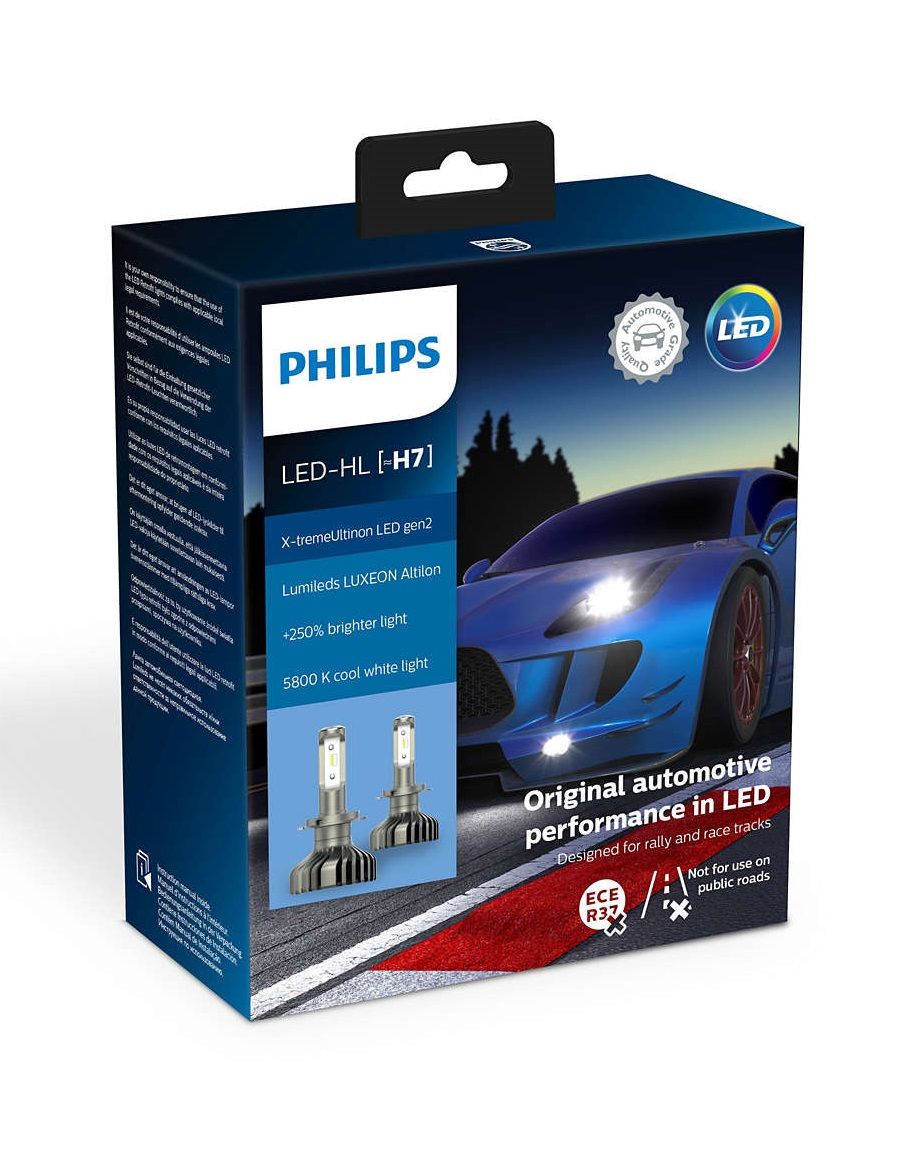 Lampi auto Philips X-tremeUltinon LED - H4, H7, H8, H11, H16