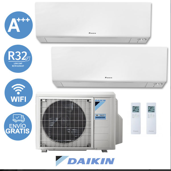 Daikin Prefera Dual Split 2MXM40N + FTXM35R + FTXM25R