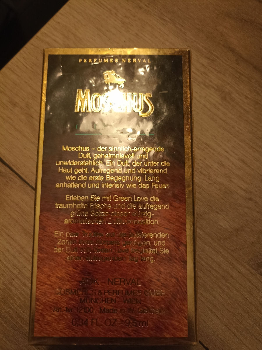 Moschus green love parfum oil