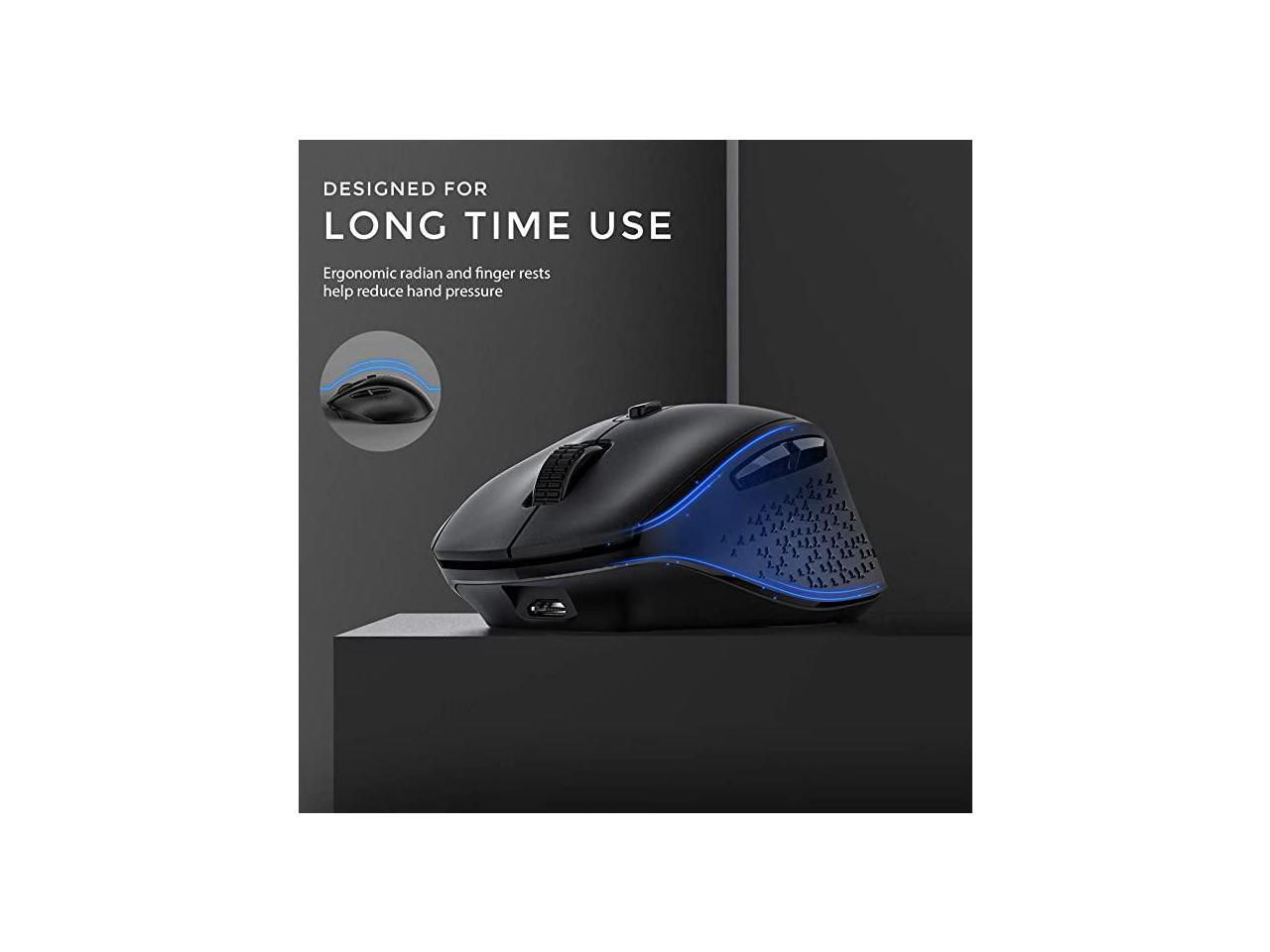 VicTsing Wireless Mouse Rechargeable/Noiseless 24DPI/6 buttons