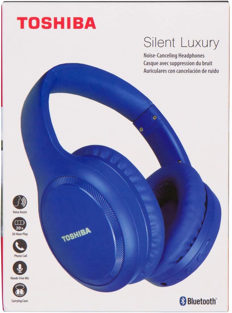 Casti fara fir bluetooth Toshiba active noise cancelling