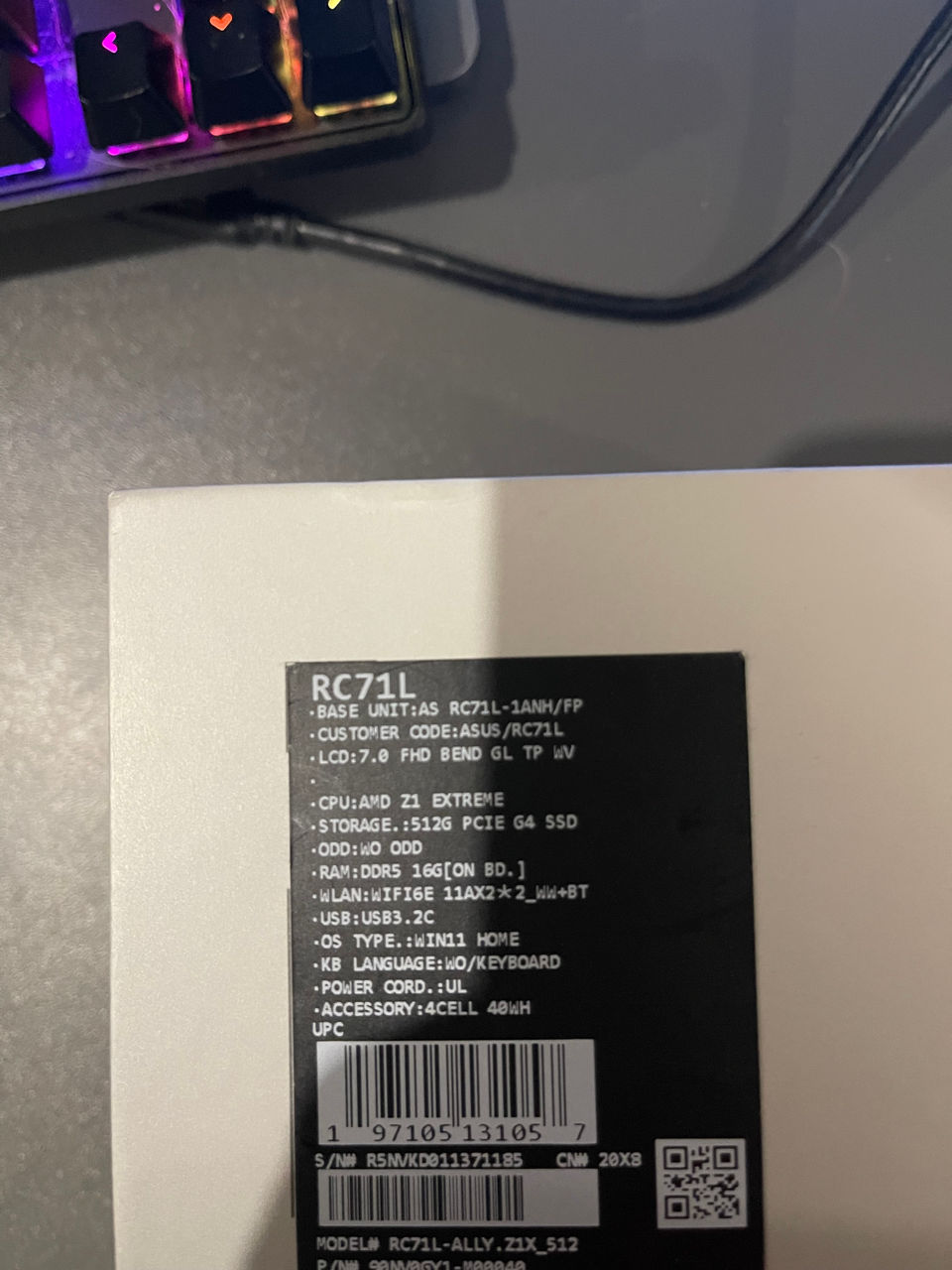 Asus ROG Ally 32 GB Ram