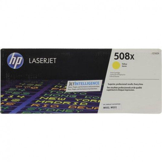 HP 508X Yellow CF362X HighYield LaserJet Toner Cartridge 9500 Pages