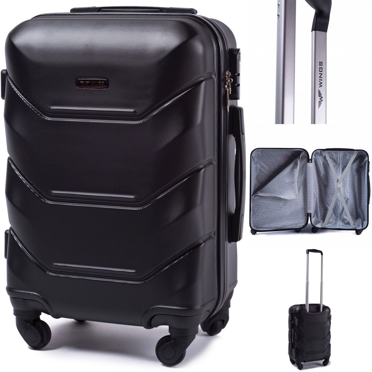 Valiza pt bagaj de mana din polycarbonate, flyone, wizz air, air ...