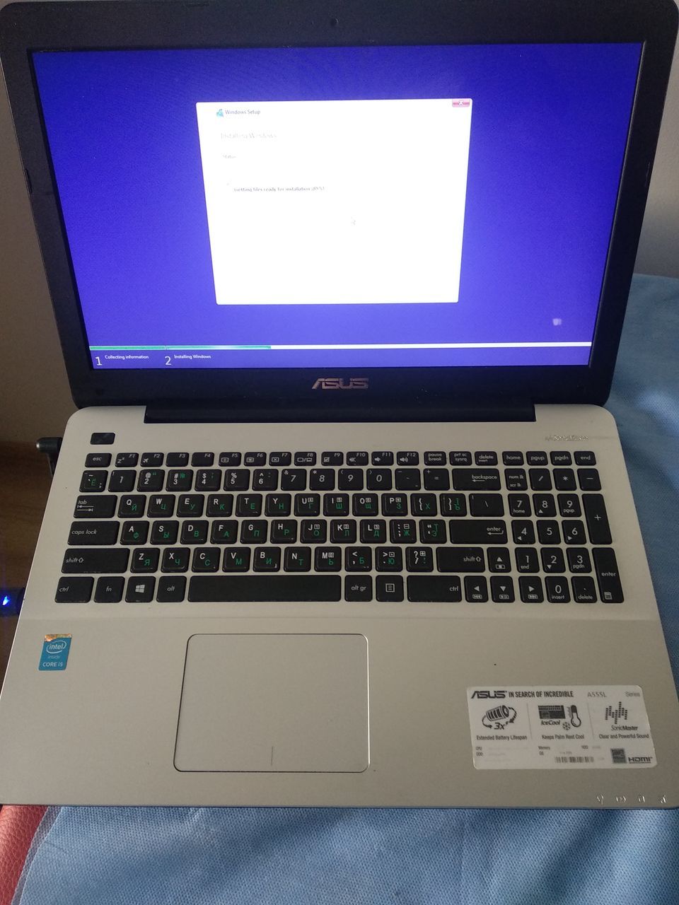 ASUS A555L (15.6"LED HD.i5-5200U 2.7Ghz.RAM 12 GB.SSD 240 GB+HDD 500 GB ...