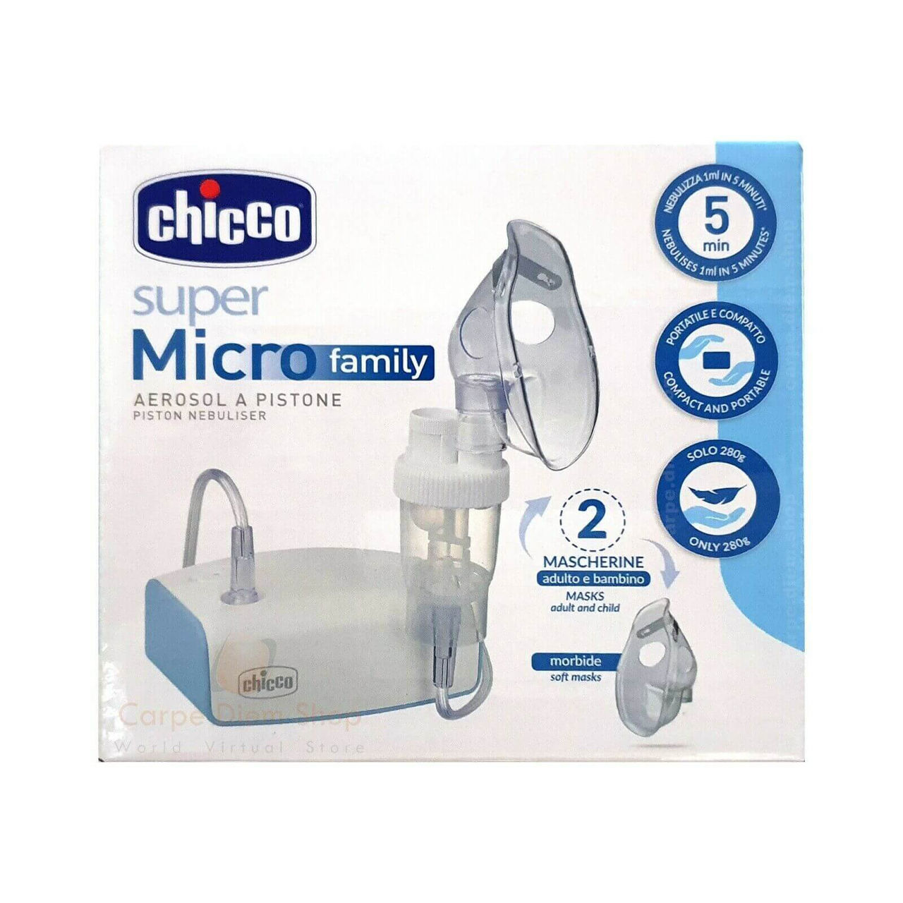 Аэрозоль Chicco- Ингалятор новый запакованный