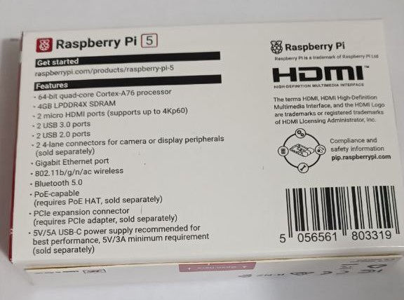 Raspberry Pi 5 Model 4GB
