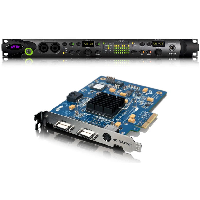 Avid HD Omni Interface +HD native pcie card