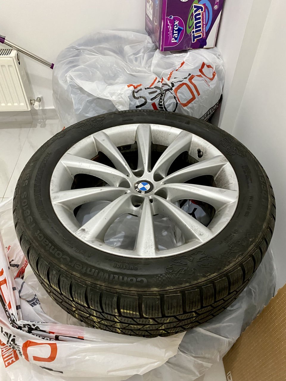 Jante originale si Anvelope IARNA BMW Seria 7 R18 245/50