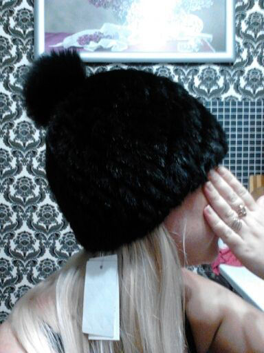 Тёплые шапки с натуральным мехом норки caciuli cu blana naturala nurca