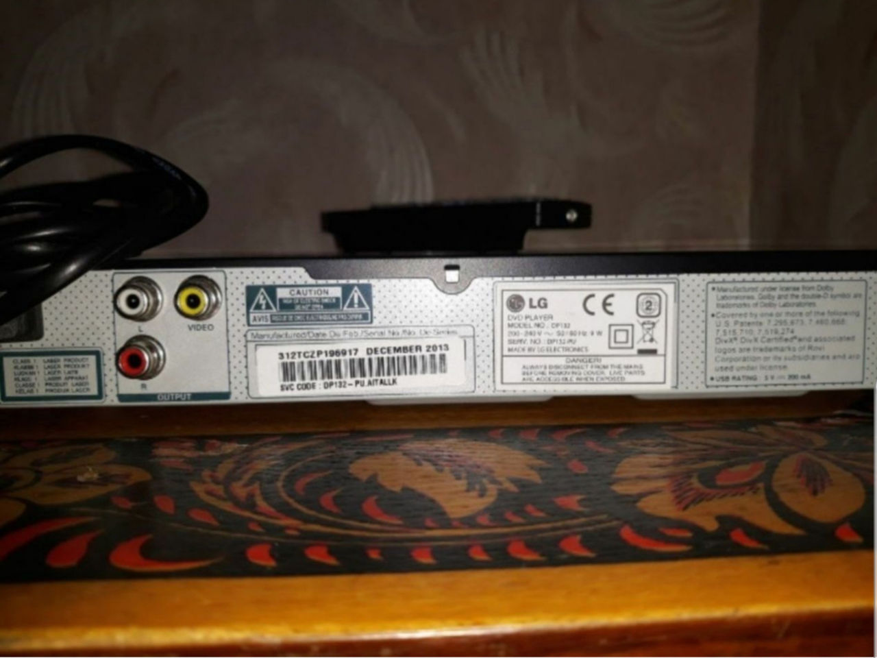 LG DP132 - DVD / CD / USB