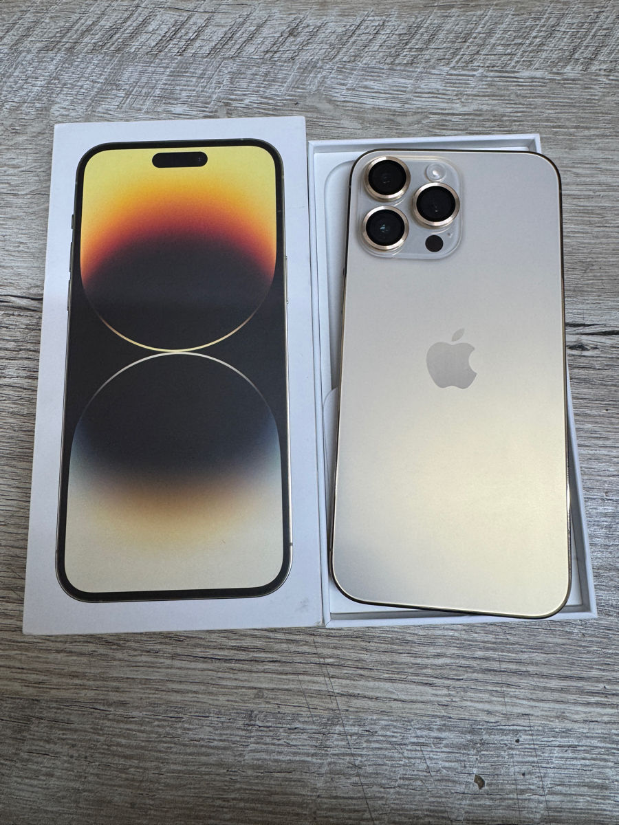 iPhone 14 ProMax 256gb ca nou ful set ! 590 euro