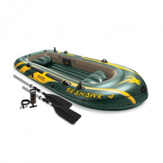 Set barca gonflabila pneumatica Intex 68351NP Seahawk 4 pentru 4 ...