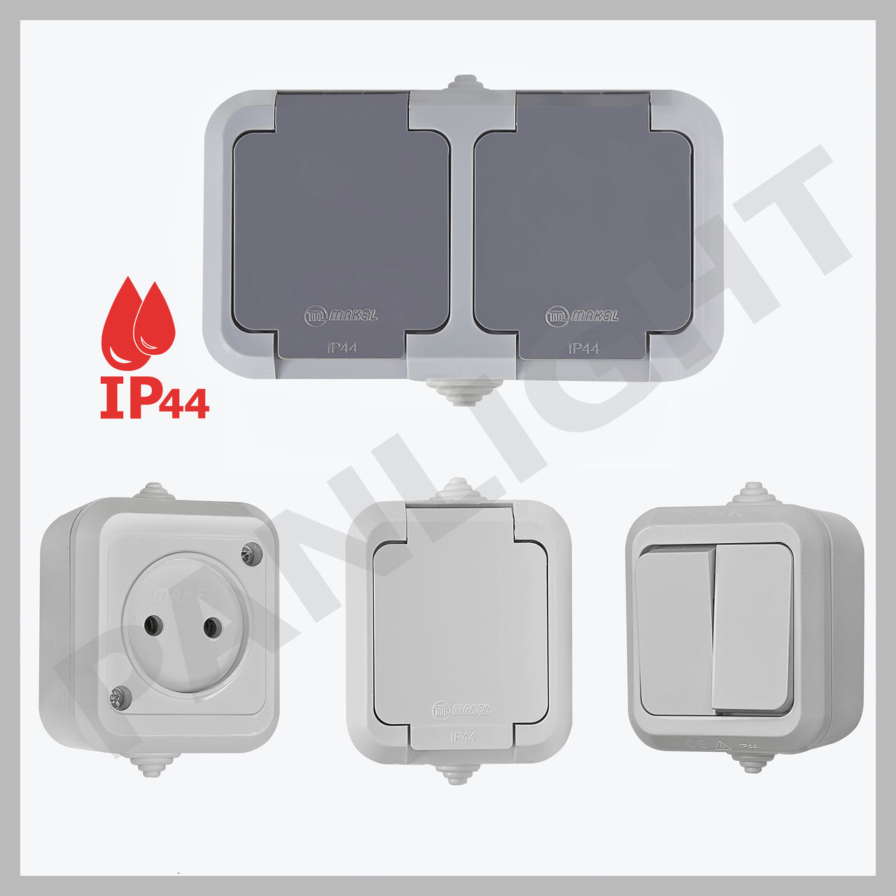 Prize si intrerupatoare aplicate, makel, ekf, intrerupator, priza ...