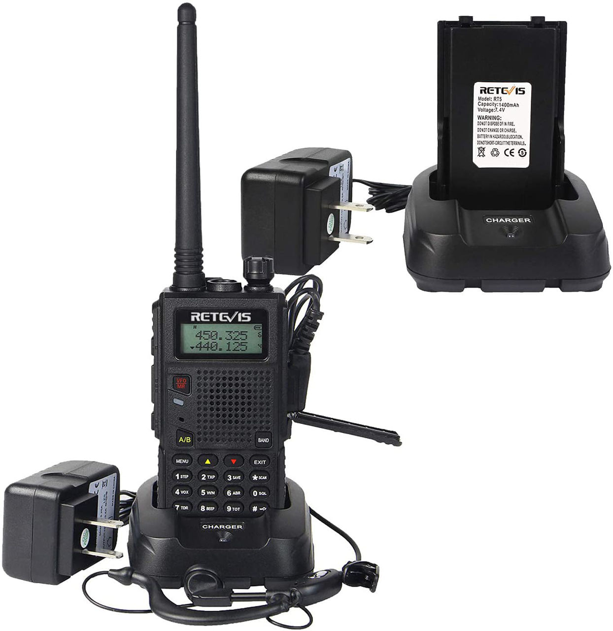 Retevis RT-5, 8W, комплект