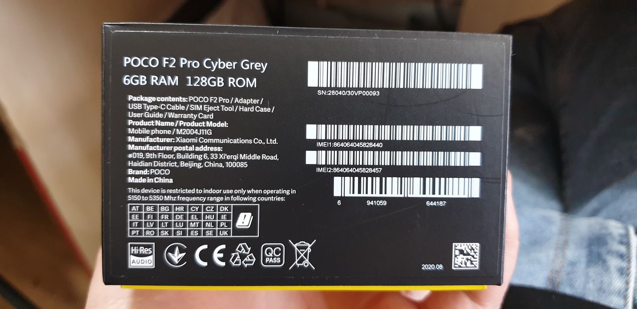 Poco F2 Pro Cyber Grey 6/128