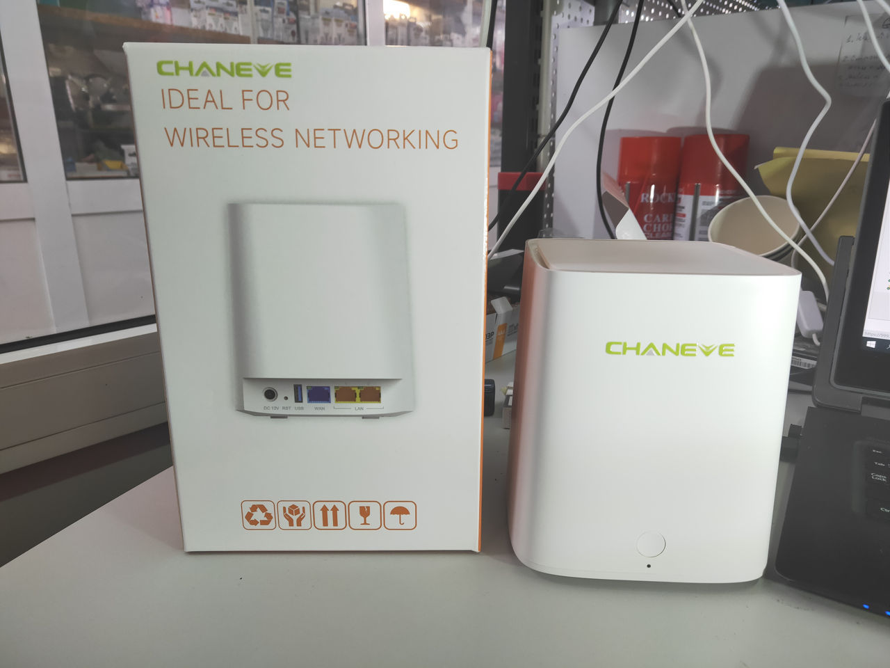 Mesh System Chaneve AX1500 WiFi 6,Routere Wi-Fi