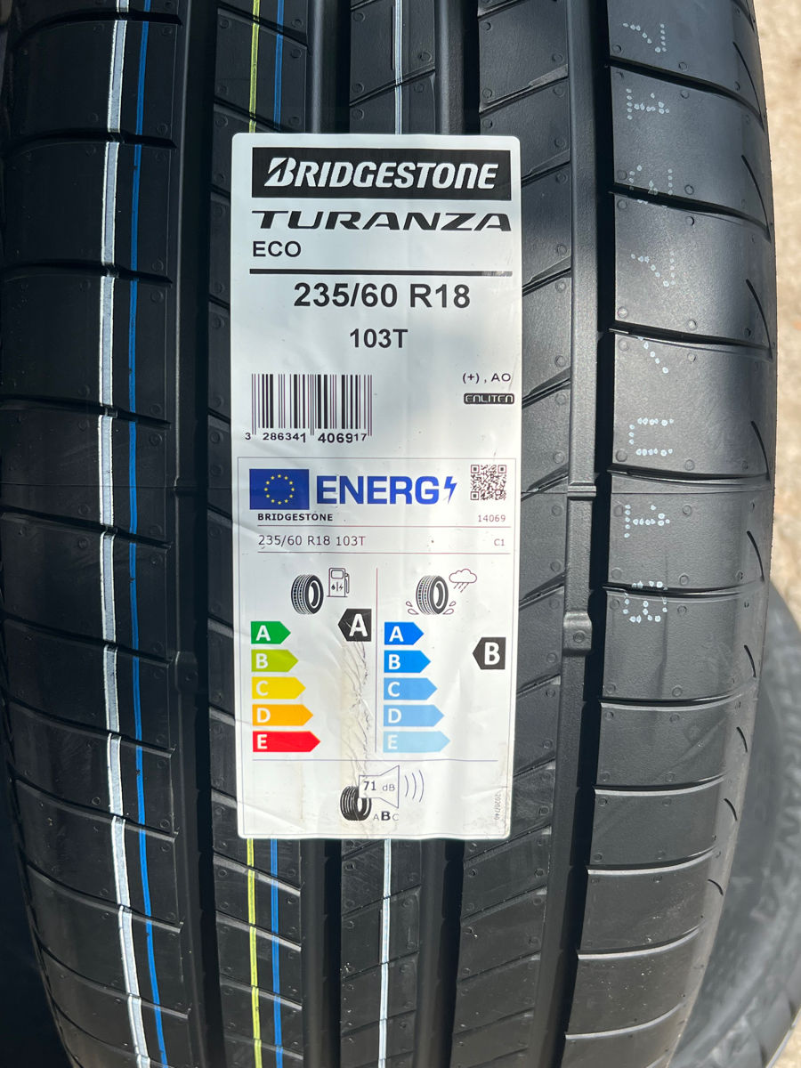 235/60 R18 Bridgestone Turanza Eco/ Доставка, livrare toata Moldova 2022
