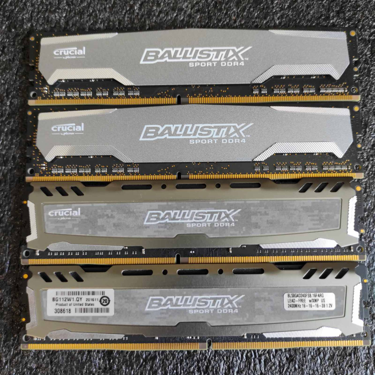 ddr4 8gb-16gb-32gb Corsair, Crucial, G.Skill, Kingston, Samsung, A-Data