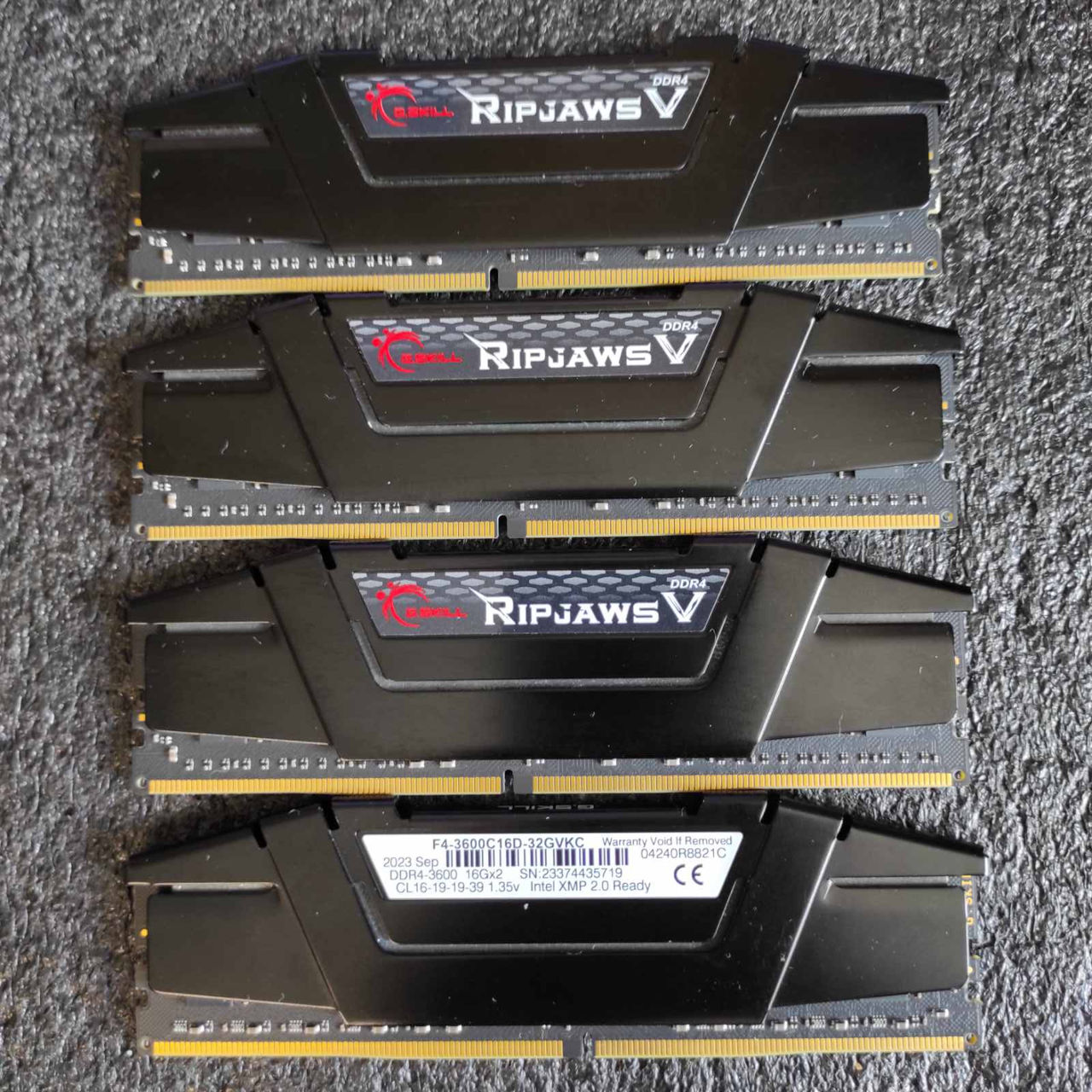 G.Skill DDR4-3600MHz 64GB (4x16GB)
