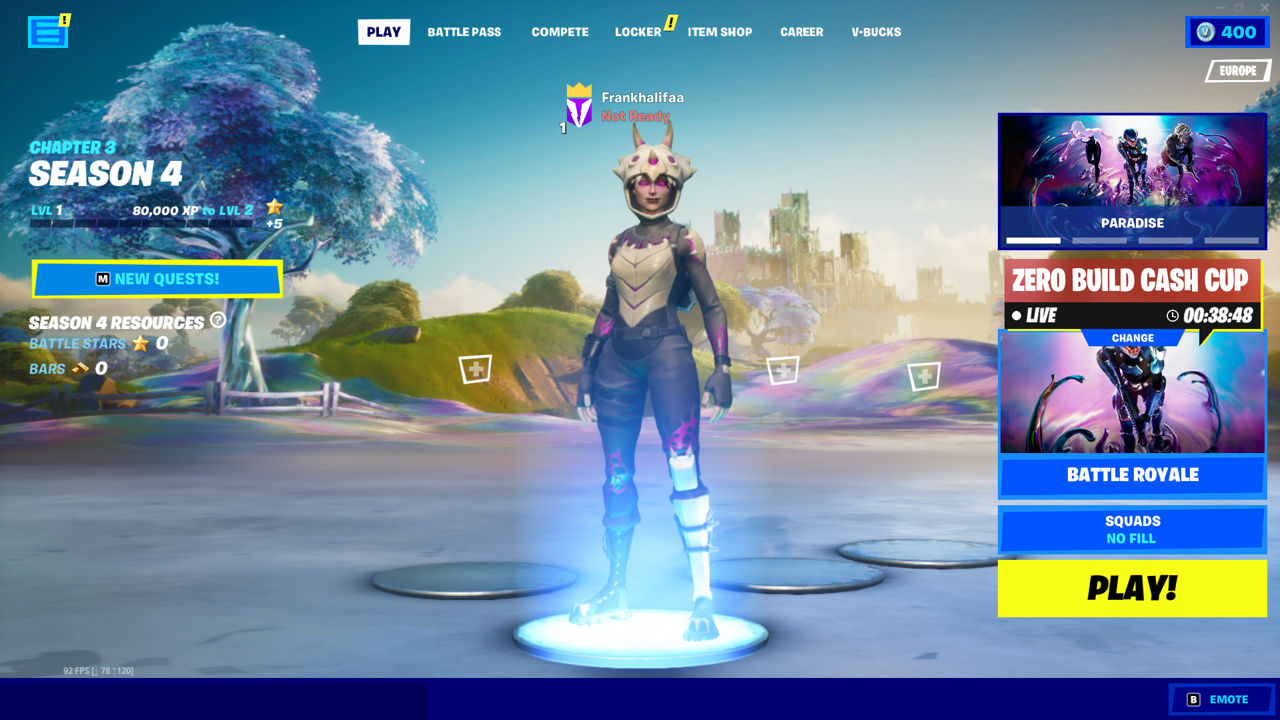 Cont 7 skin uri + 400 vbucks