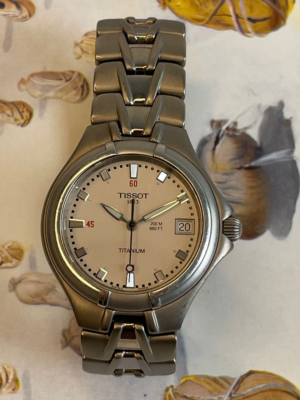 Original Swiss made Tissot Titanium watch.