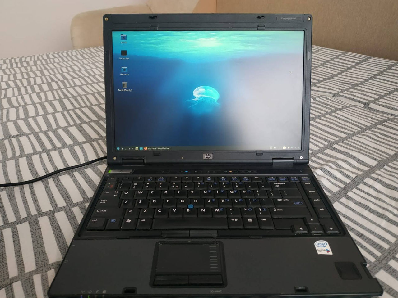 Notebook HP Compaq nc6400 б/у в рабочем состоянии