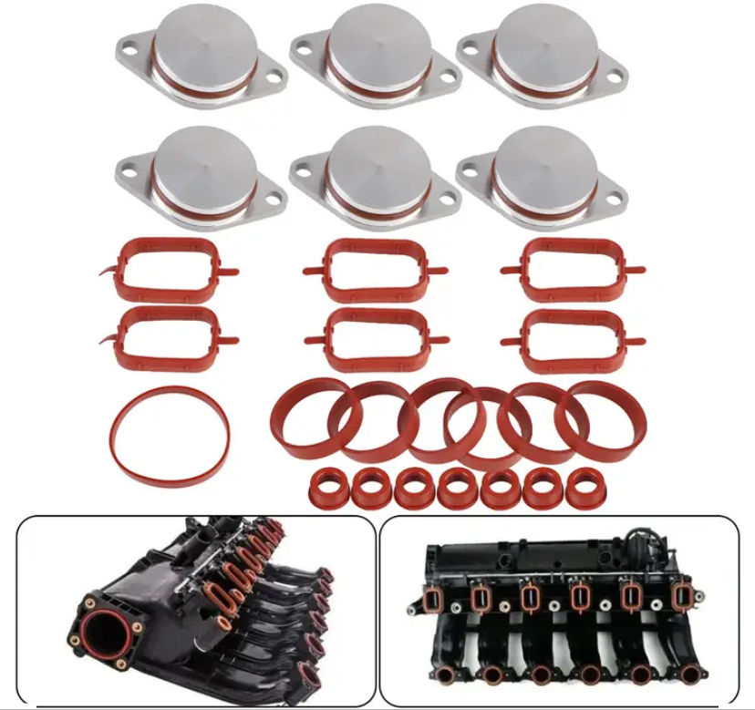 BMW заглушки вихревых заслонок E87 E46 E90 E91 E92 E93 E39 E60 E38 E65 E66 E53 E70