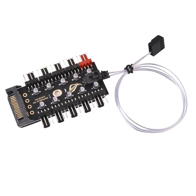 HUB pwm, rgb fan 3pin și 4pin