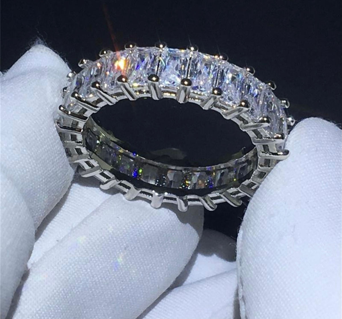 Inel Princess, mărimea:6 , 7 ( 16,17) material: Inox Greutate: 6 g Pret ...