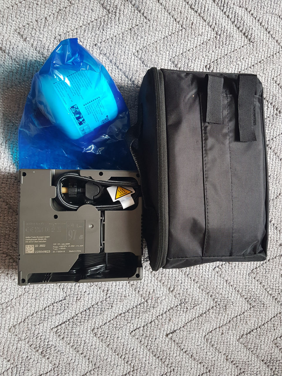 Vand compresor auto + adeziv + gentuta