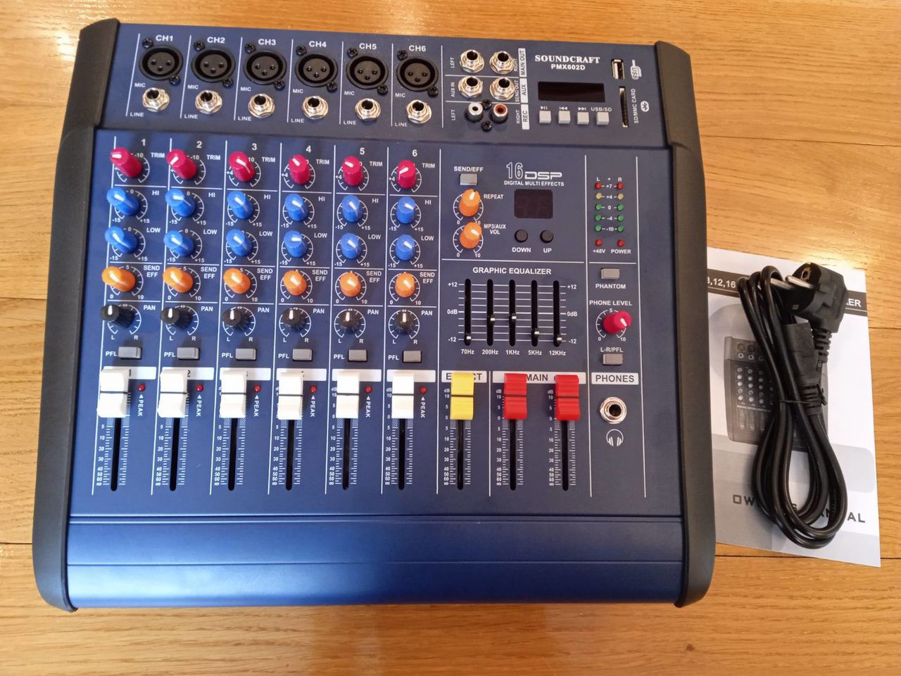 Высокого качества 6-канальный soundcraft pmx602d активный микшерный ...