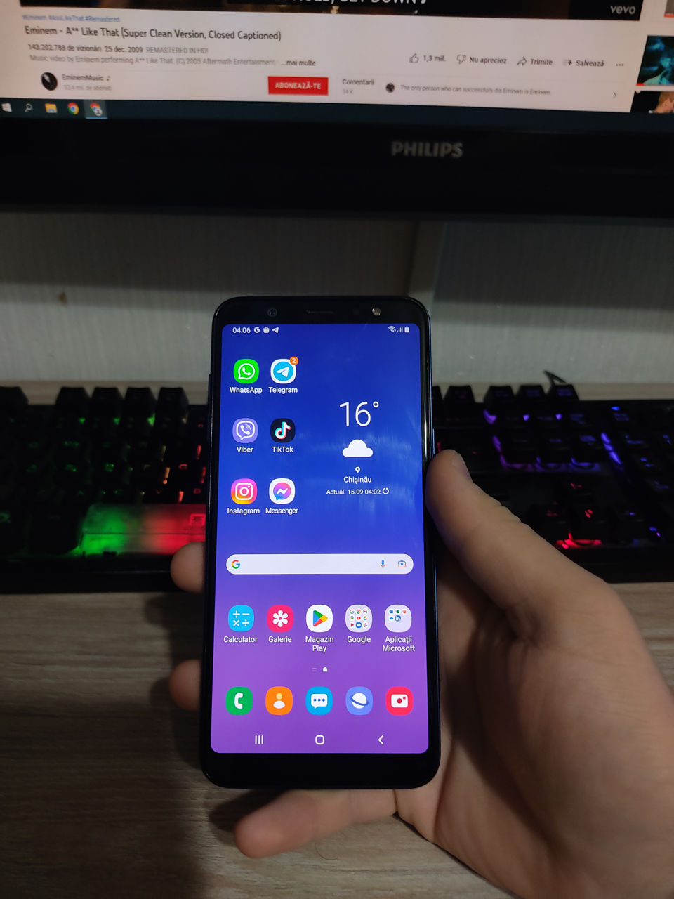 Samsung Galaxy A6 plus 32 gb ram 9/10