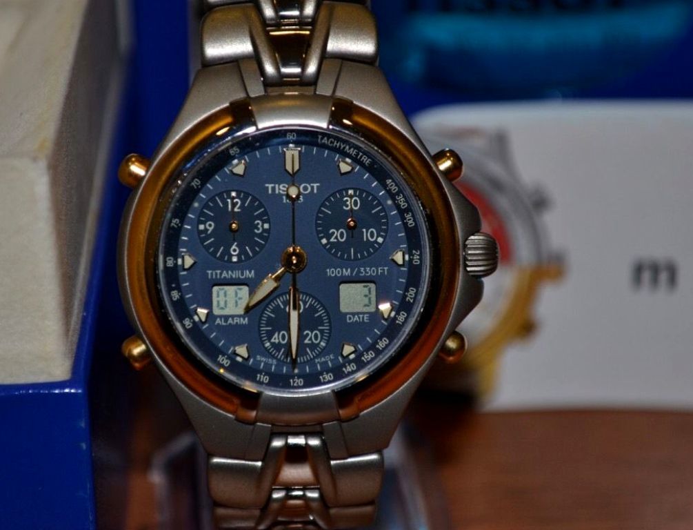 Продаю часы tissot titanium t -670 швейцарские, , в отличном состоянии,
