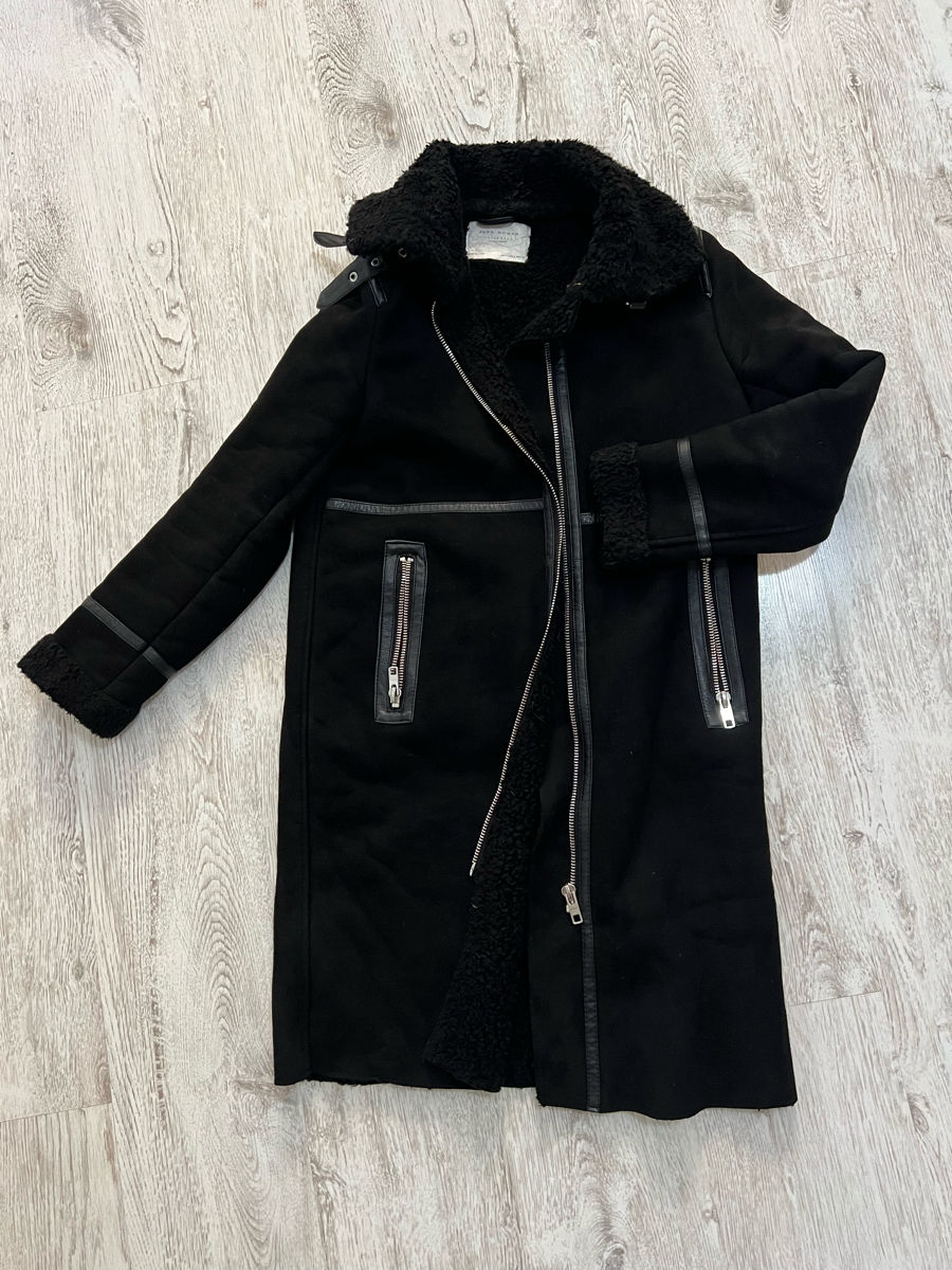Зимняя дубленка Zara