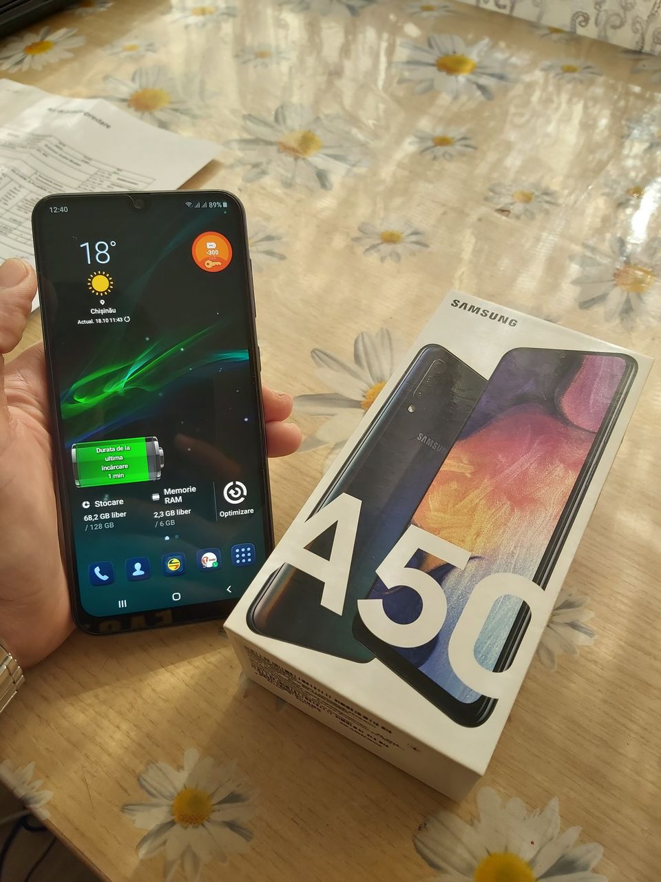 Samsung A50 (2019) RAM 6GB / Memoria interna 128GB Baterea 4000mAh