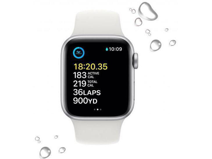 Ceas Inteligent Apple Watch Series Se 2022 Gps 44Mm Silver Aluminium ...