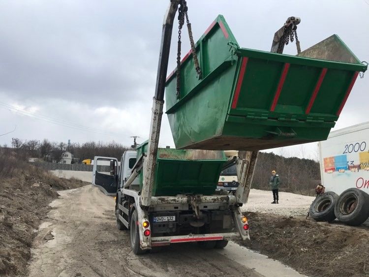 Evacuarea deseurilor de constructii / Evacurea gunoiului container 8m3 ...
