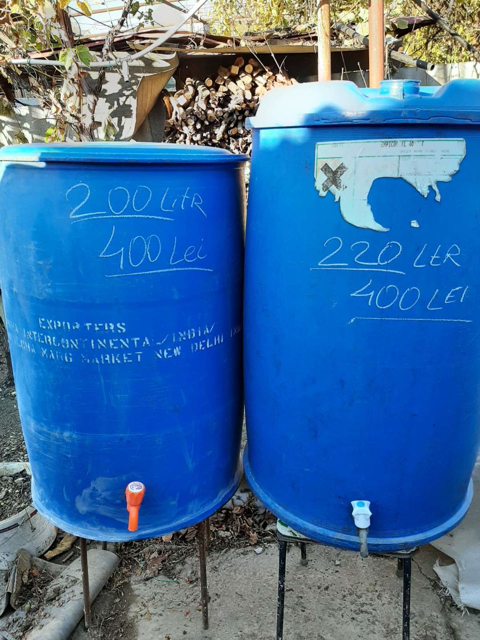 Butoi plastic 200 ltr, 220 ltr - 350 lei.. bucata