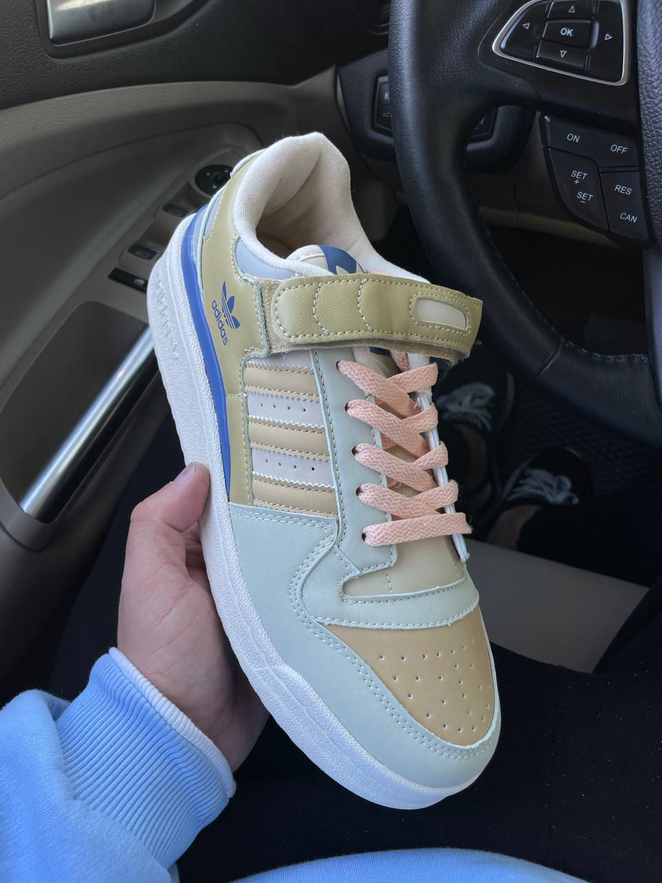Adidas Forum Beige/Blue