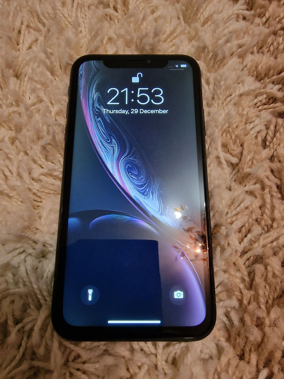 iPhone XR 91% bateria
