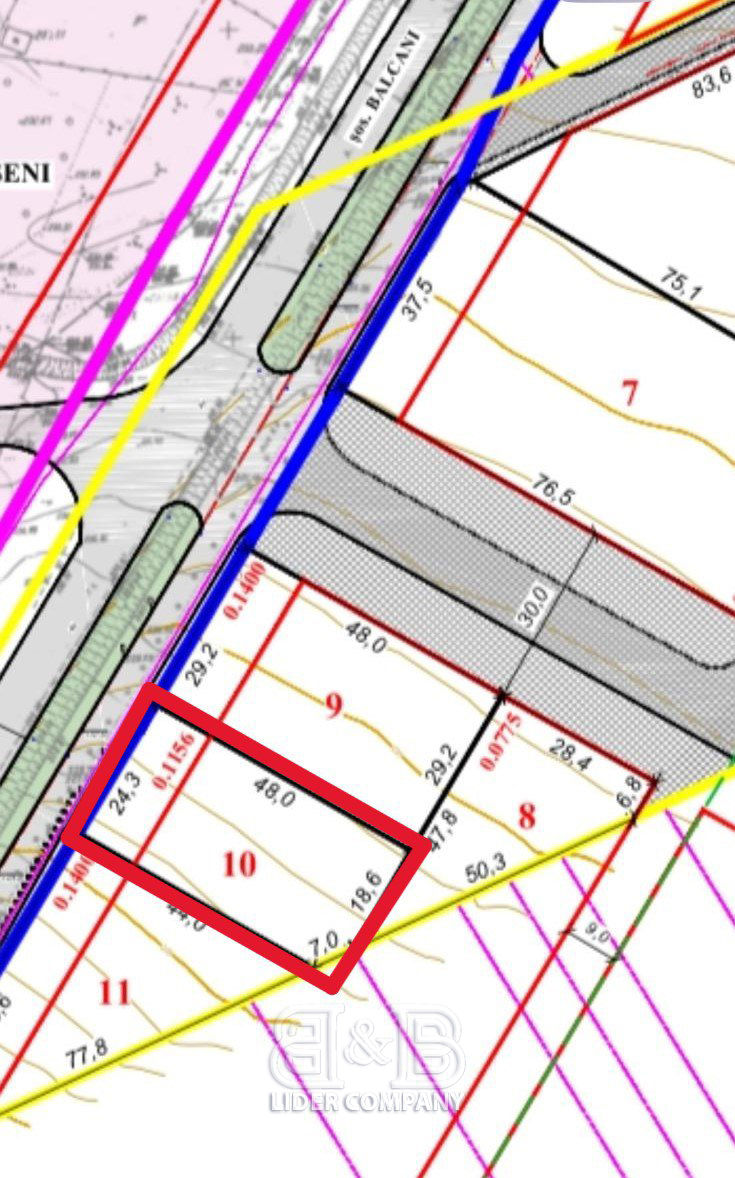 Teren pentru construcții – 11,6 ari, Poiana Domnească
