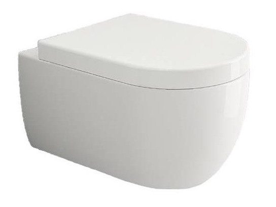 Vas Veceu Suspendat V Tondo Wc Compact 49Cm Cu Capac Soft Close