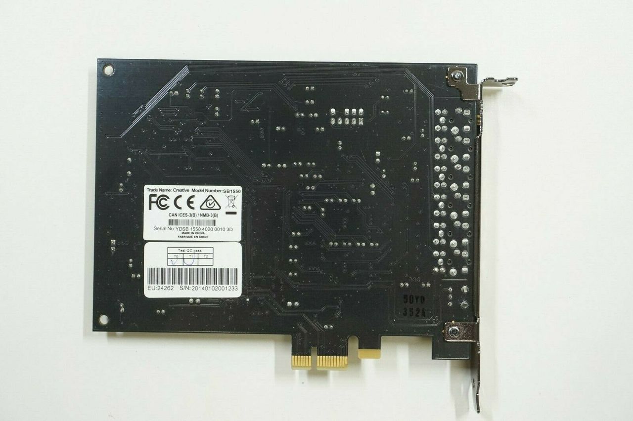 Creative Sound Blaster Audigy RX 7.1/5.1 PCIe Sound Card with 600 ohm ...