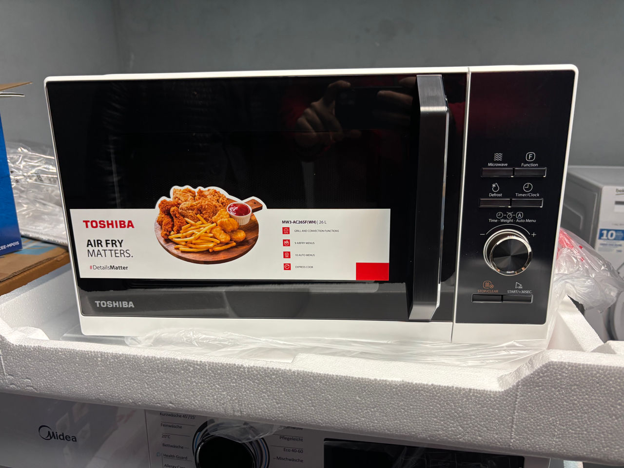 (Новая) Микроволновая печь Toshiba MW3-AC26SF – многофункциональная, мощная и стильная.