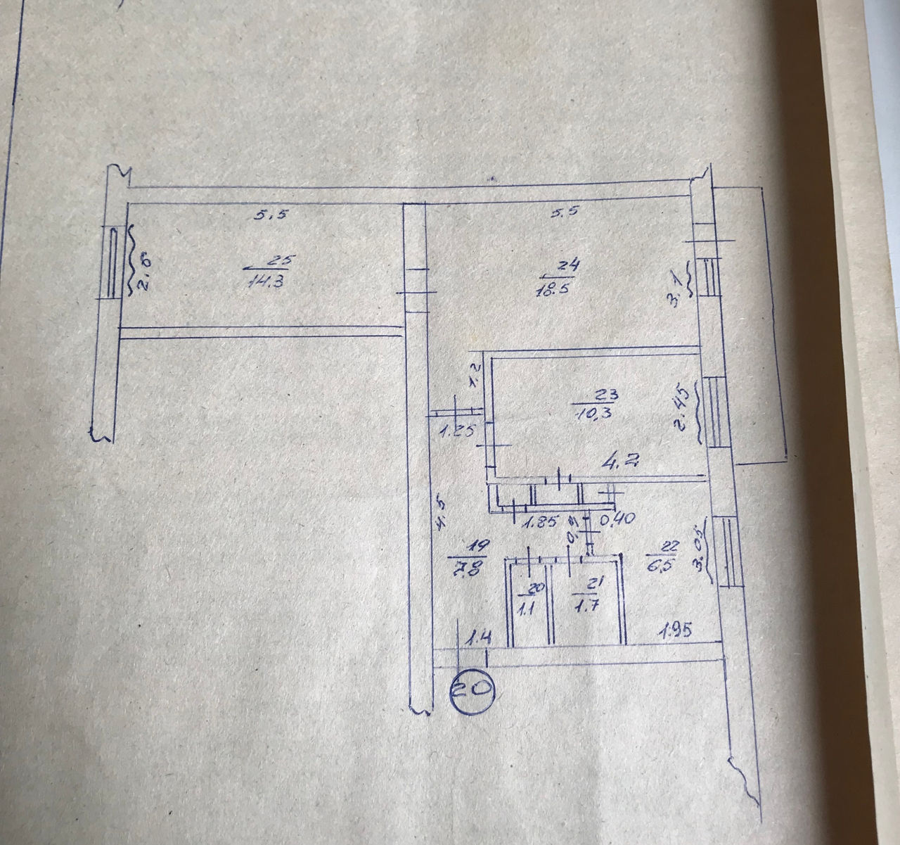 Apartament cu 3 camere, Centru, Rezina, Rezina