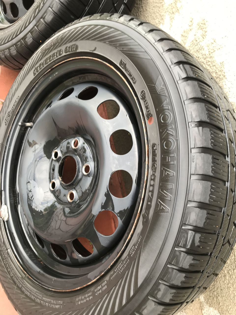 Yokohama 205/55/R16 91H, 5x112, 6,5Jx16H2 ET50
