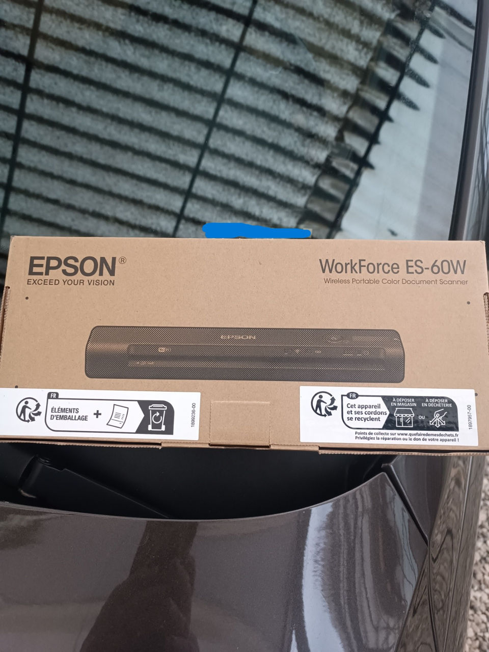 Scanner Epson WorkForce ES-60W, A4, USB, Wi-Fi