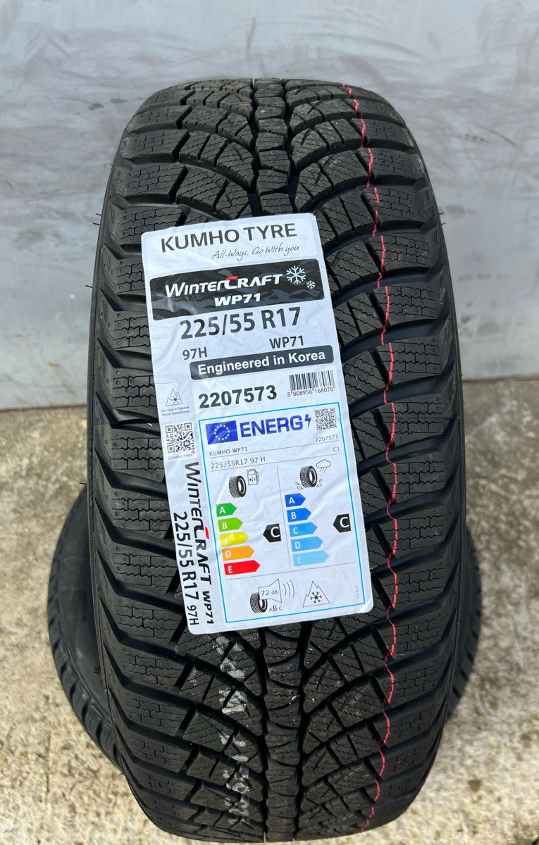 225/55 R17 Kumho Wintercraft WP71 / Монтаж , доставка , livrare 2022